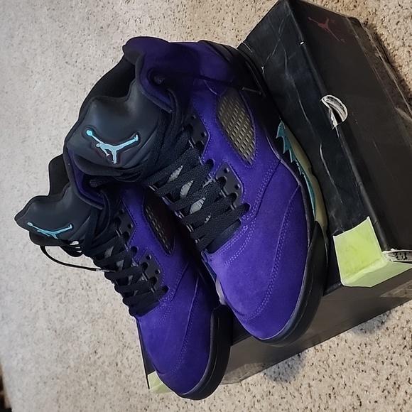 Jordan | Shoes | Jordan 5 Purple Suede 220 | Poshmark